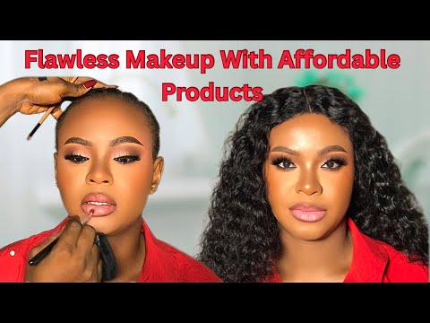 Full Face Makeup On My Client With Affordable Products