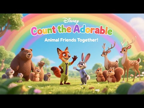 Count the Adorable Animal Friends Together | Learn to Count 1-9 with Cute Woodland Animals!