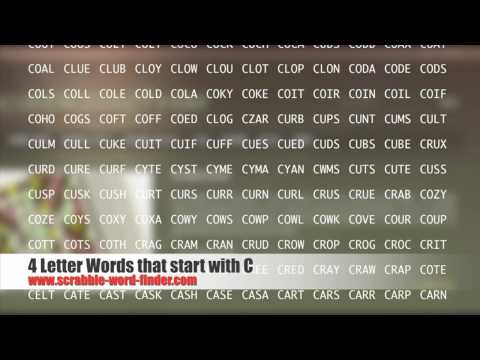 4 letter words that start with C