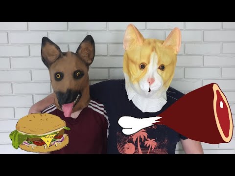 Bear suit, dogs and other animals masks videos