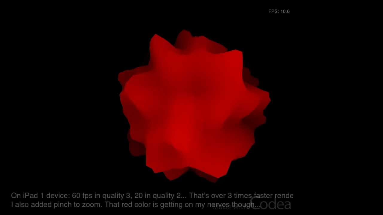 3D Rendering on Codea (update 1)