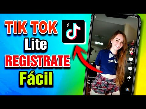 Como crear una cuenta en tik tok lite facil