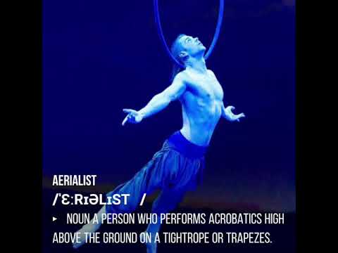 AERIALIST - picture dictionary channel