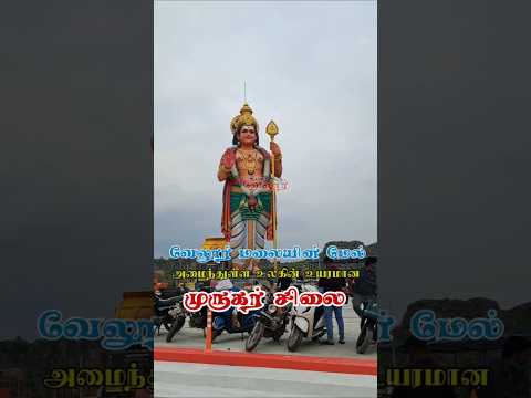 #shorts world biggest murugan statue in vellore mountain