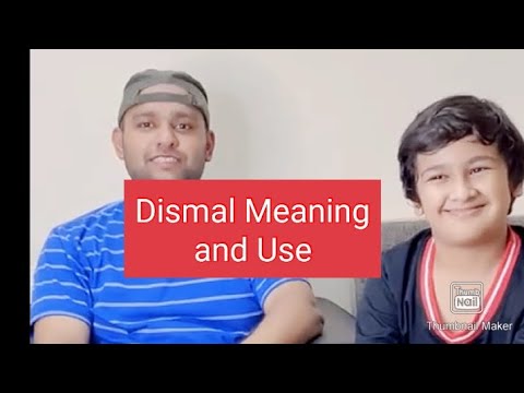 Dismal Meaning and use @professionalhassan