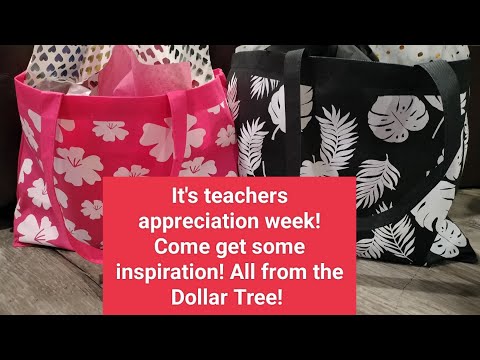 Teacher appreciation week gift ideas! All from the Dollar Tree!