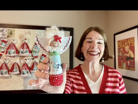 Pixie Noel Stuffed Angel Ornament