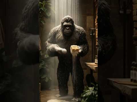 Bigfoot’s Spa Day Routine | Towel-Drying After a Power Shower in the Forest