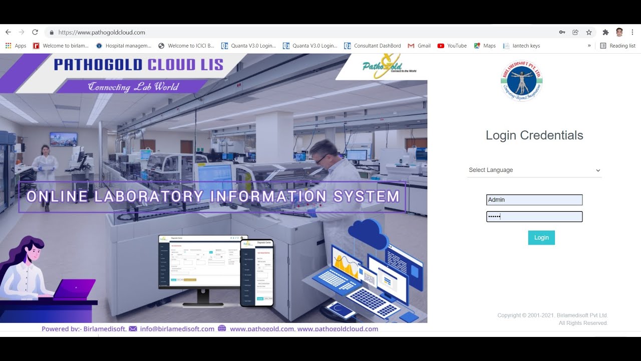 How to create PROFILE in PathoGoldCloud, Cloud based Lab Management Software.