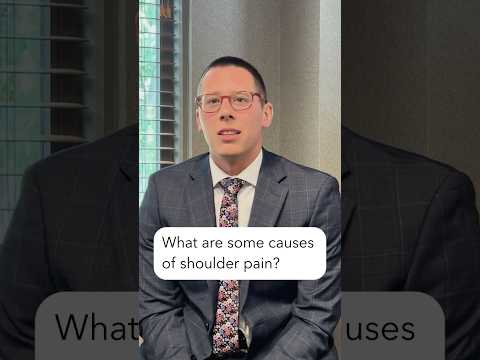 What are some causes of shoulder pain? – Q&A with Dr. Matthew Noble