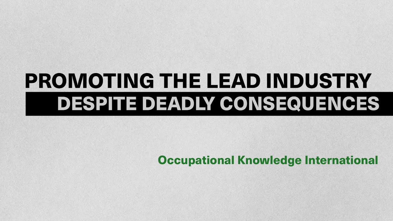 The Lead Industry’s Continuing Influence and Its Consequences - World ...