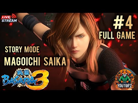 🔴PENEMBAK JITU MAGOICHI SAICA STORY MODE - Sengoku Basara 3 Samurai Heroes FULL GAME | WALKTHROUGH