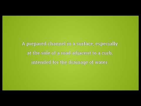 Gutter Meaning