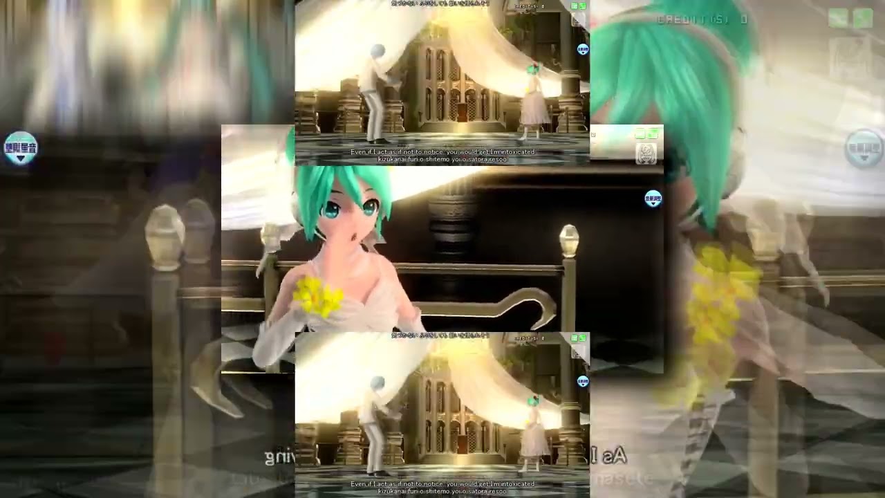 (YTPMV) 60fps Full カンタレラ Cantarella   Hatsune Miku KAITO 初音ミク カイト Project DIVA English lyrics Romaji