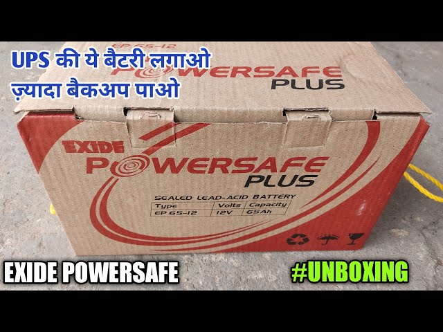 Exide Battery - Exide PowerSafe Plus EP 100-12 (SMF 100AH 12V ...