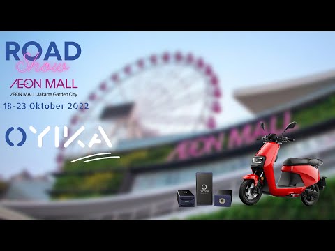 ROAD SHOW AEON JGC #oyika #motorlistrik #roadshow #aeonmall
