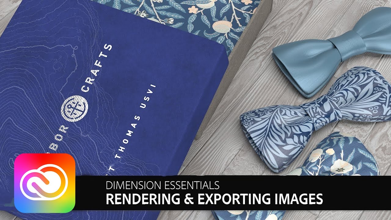 Rendering & Exporting Images with Adobe Dimension | Adobe Creative Cloud