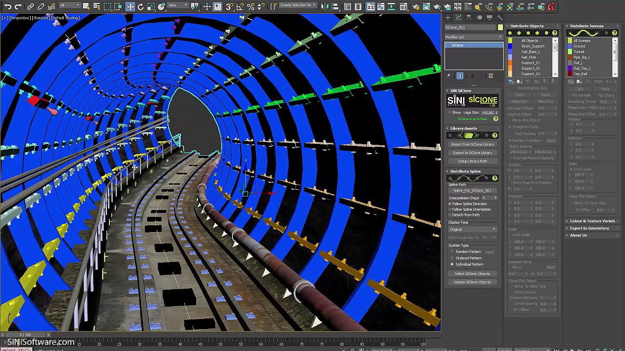 Distribute Spline Rollout help