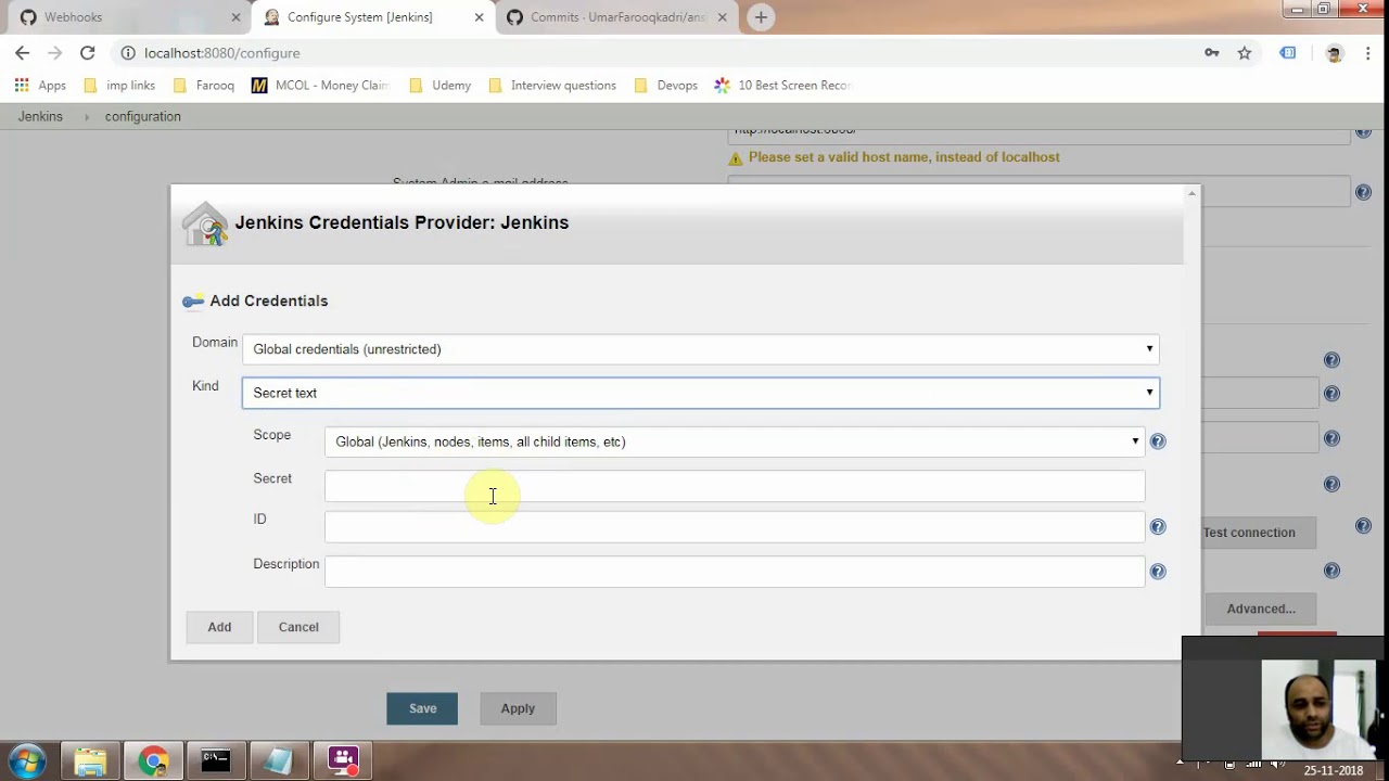 update comment status on github using jenkins
