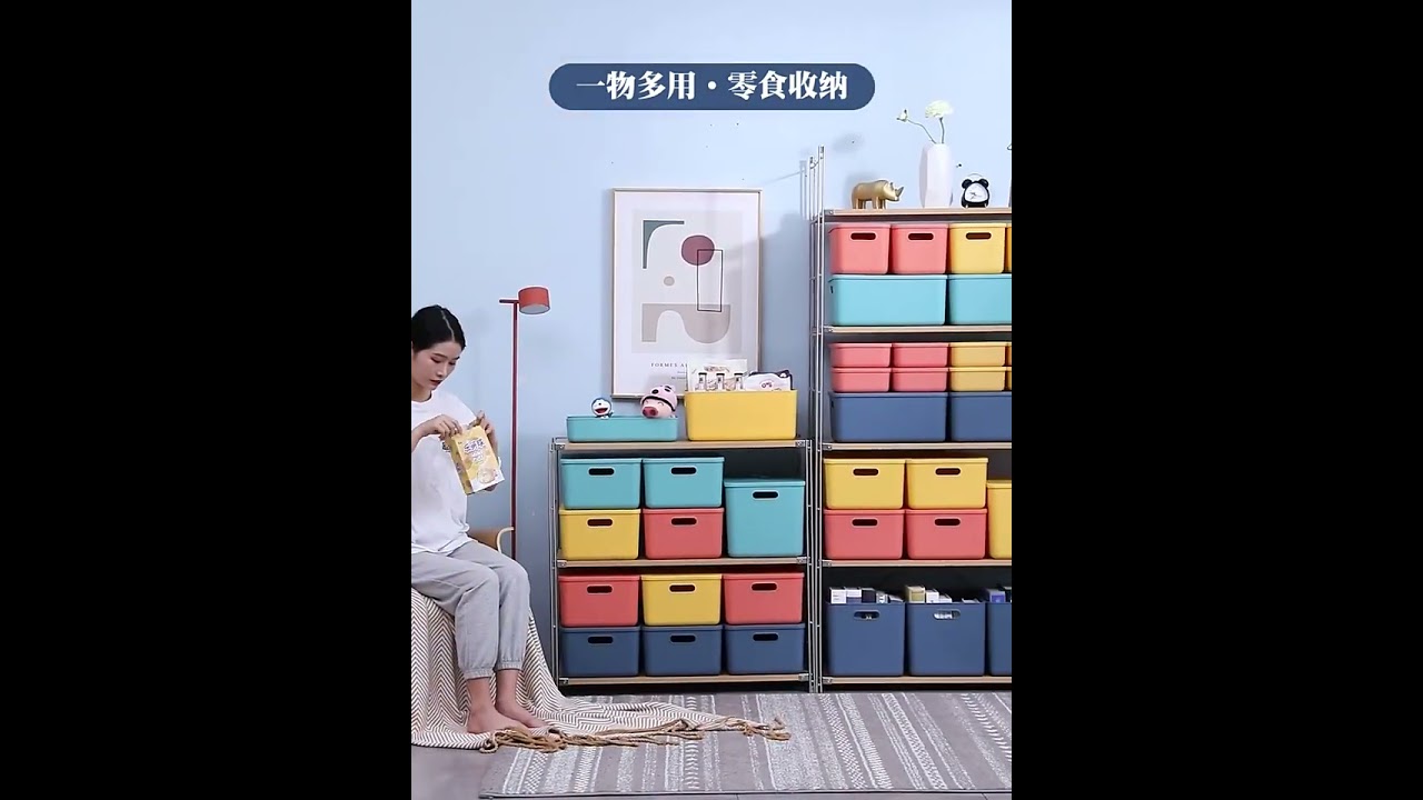 [Little B House] Stackable Container Drawers Organizer Cupboard Storage Box With Lid 收纳盒 - SO55