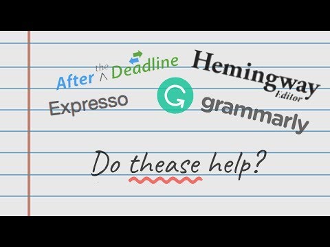 Spelling and Grammar Apps Review | Grammarly, Hemingway Editor, Expresso, and After the Deadline