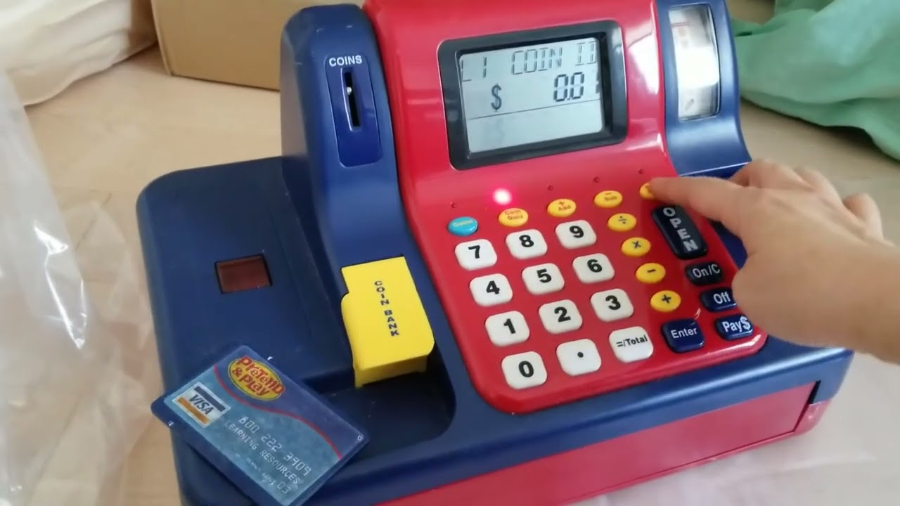 Learning Resources Pretend & Play Teaching Cash Register