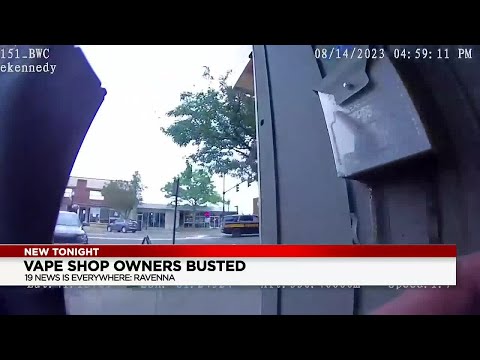 Bodycam vids show the moment when Portage County Sheriff’s deputies bust vape shop