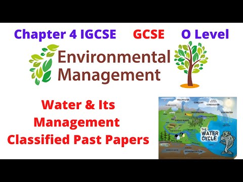 Chapter 4 Water and Its Management Solving Classified Past Papers IGCSE 0680