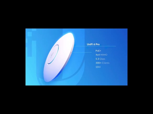Ubiquiti UniFi Access Point WiFi 6 Pro (U6-PRO) | High-Speed WiFi Access