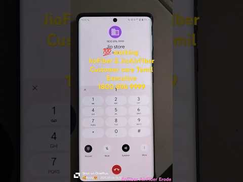 How to connect JioFiber JioAirFiber Tamil customer care Executive video 💯#jiofibernet