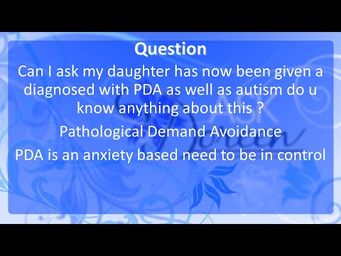 Ask Dr. Doreen: Do you Know Anything about PDA (Pathological Demand Avoidance) ?