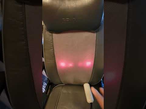 RENPHO Back Massager with Heat, Chair Massage Pad, Shiatsu and Rolling Back and Neck Massager for Ch