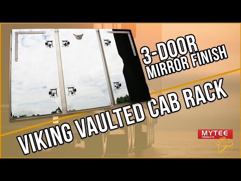 Viking Vaulted Cab Rack w/ 3 Doors -Mirror Finish Doors ( 68" x 80" x ...