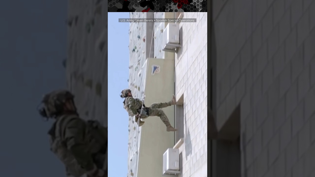 Special Forces On Rappel