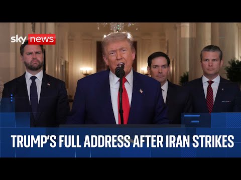 Iran's nuclear facilities 'completely and totally obliterated', Trump says | Watch the full address