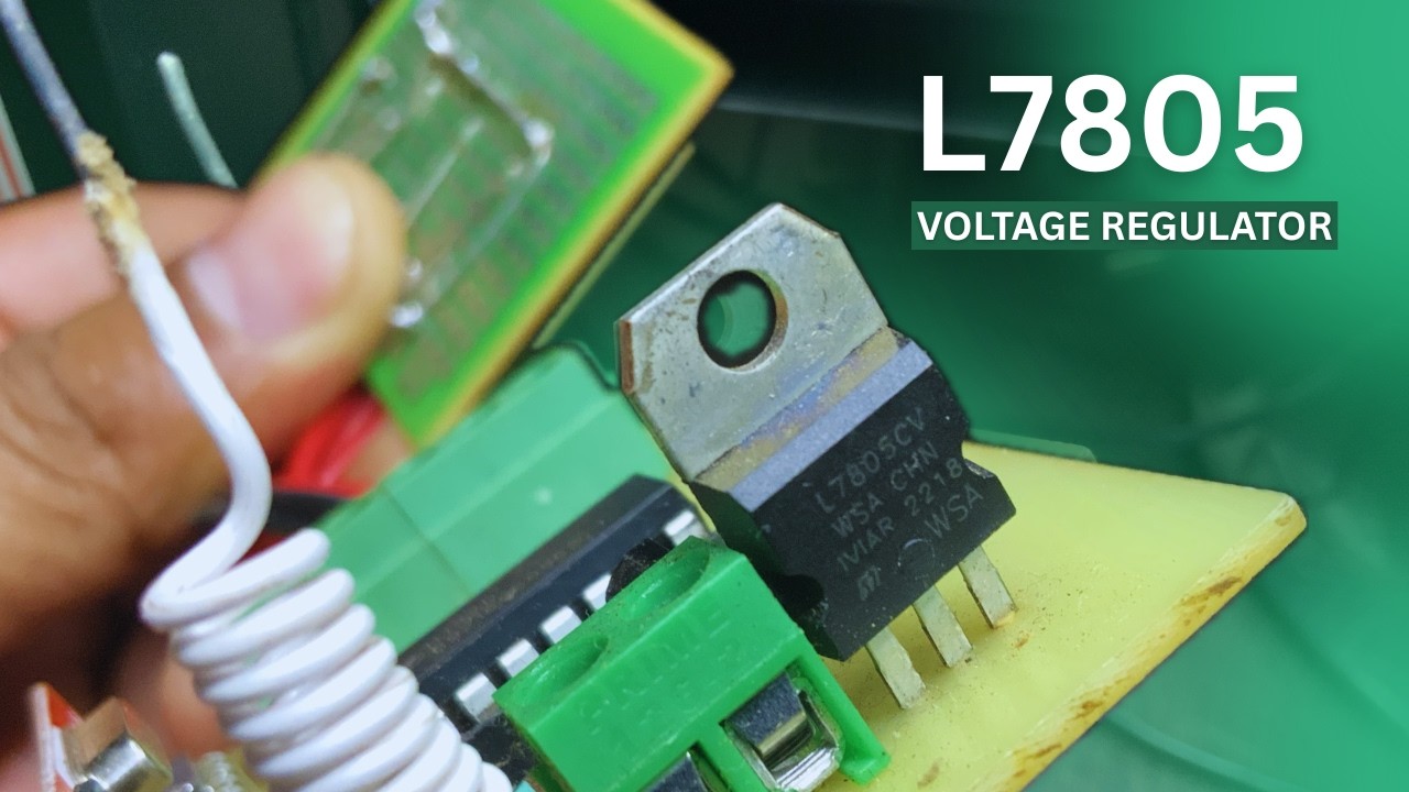 L7805CV 5V Regulator Works? Full Explanation for Beginners