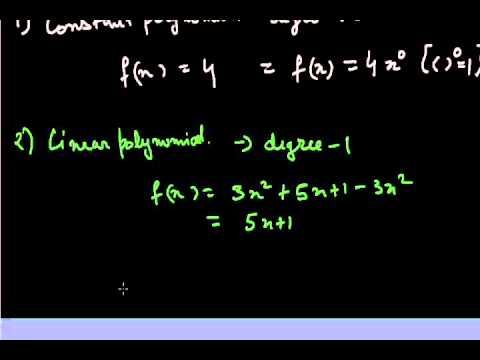 Classification of Polynomials, Class 8 Mathematics Video Lecture