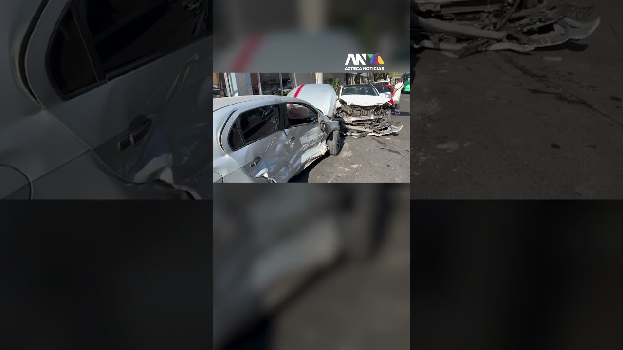 💥Major collision in the Narvarte Poniente neighborhood