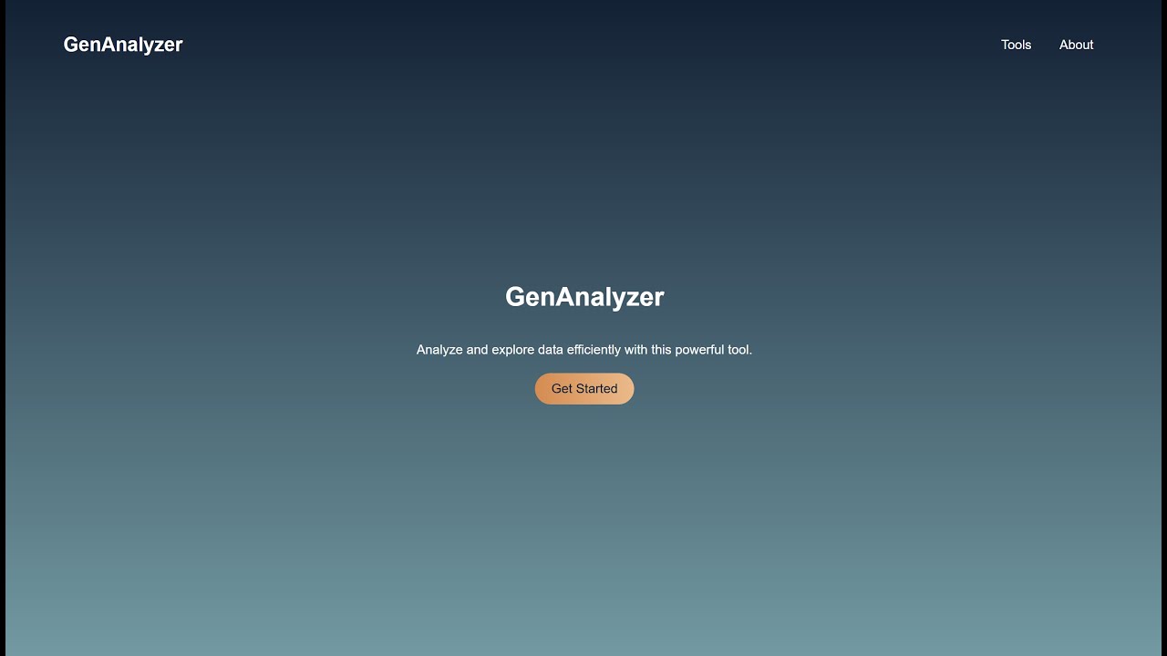 Introducing GenAnalyzer: A Powerful Web Application for Protein Sequence Analysis