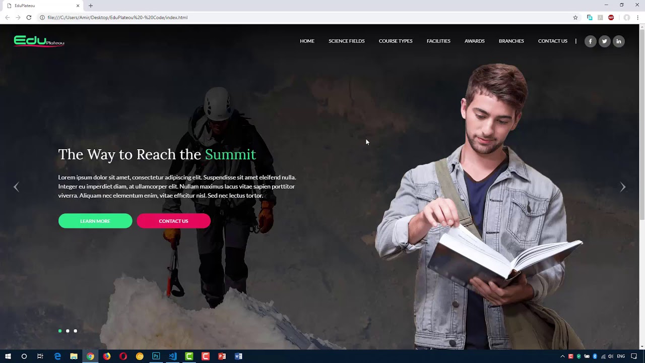 Create Responsive Websites: From PSD Design to Code As a Pro