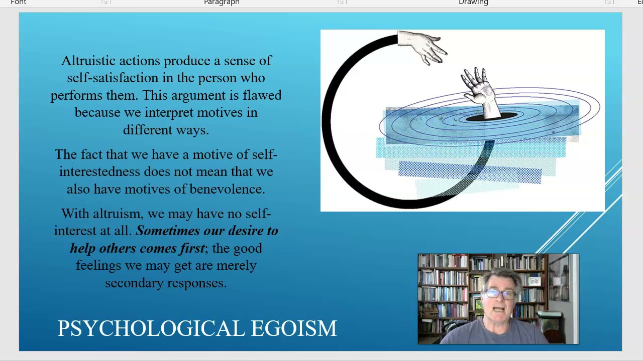 PHIL 1009 Ethics and Society Module 3a Ethical and Psychological Egoism