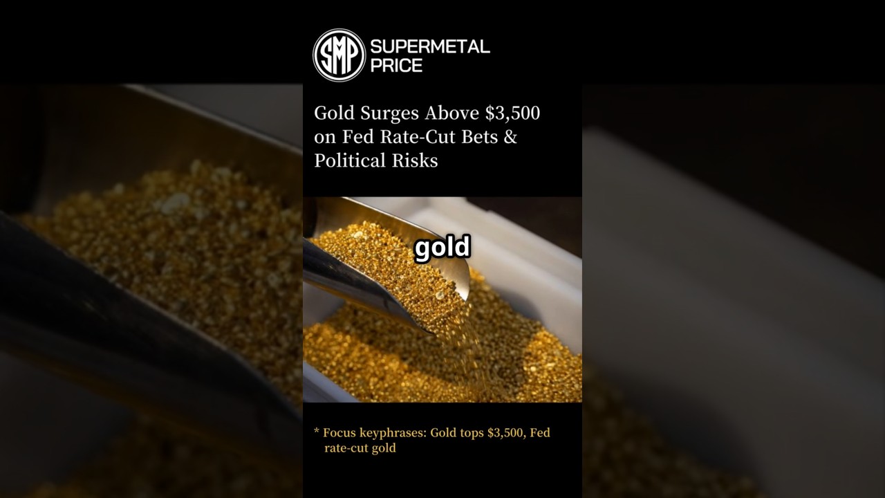 Gold Surges Above $3,500 on Fed Rate-Cut Bets & Political Risks | SUPER METAL PRICE