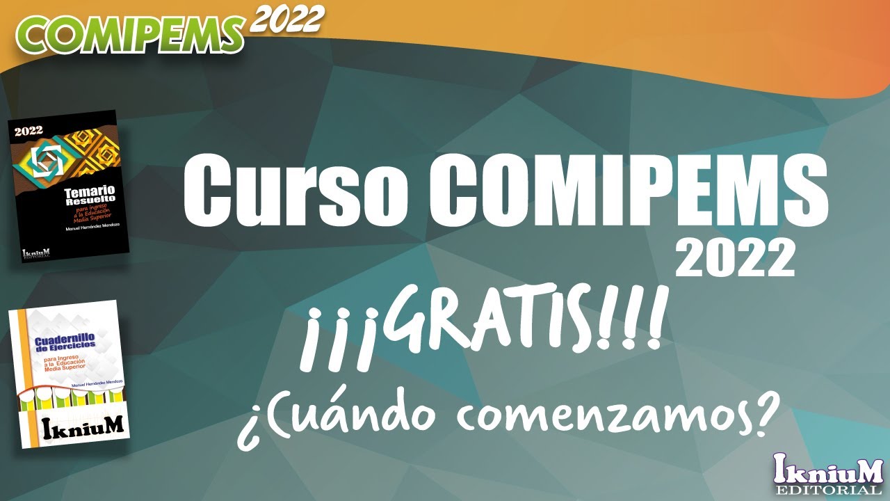 COMIPEMS 2022 Course FREE!!! When do we start?