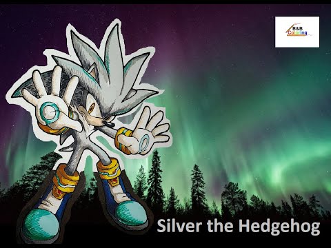 Sonic - Silver the Hedgehog Coloring