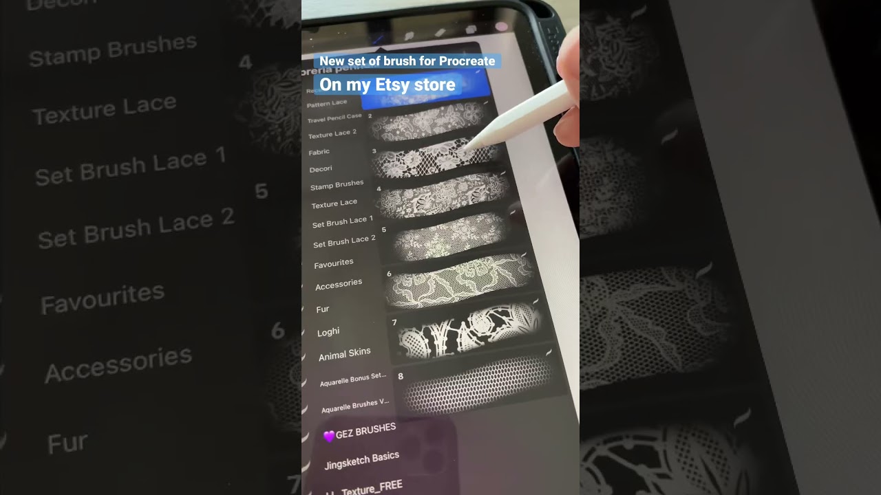 Digital fashion illustration. New set of brush for Procreate