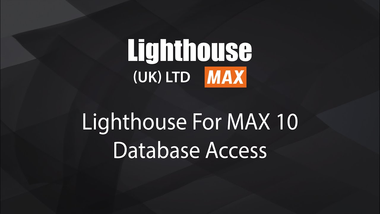 Lighthouse For MAX 10 Database Access