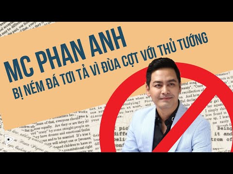 MC Phan Anh bị dân mạng ném đá tơi tả vì đùa cợt với Thủ tướng