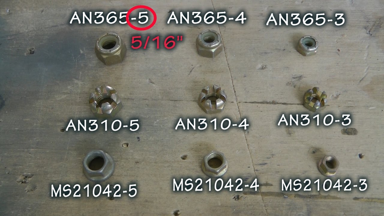 How to Select a Lock Nut for your Homebuilt Aircraft