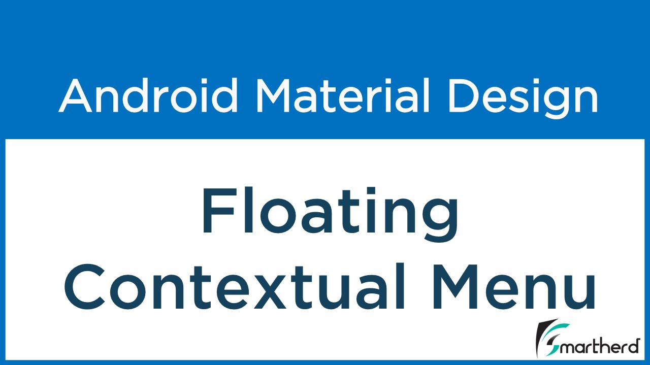 #205 Android Floating Contextual Menu. Android Material Design.