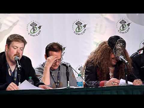 Voice Actors reading Star Wars script panel clip 9